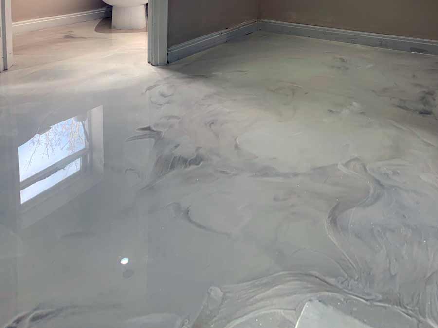 Metallic Epoxy Flooring Wrexham | Supa Resin